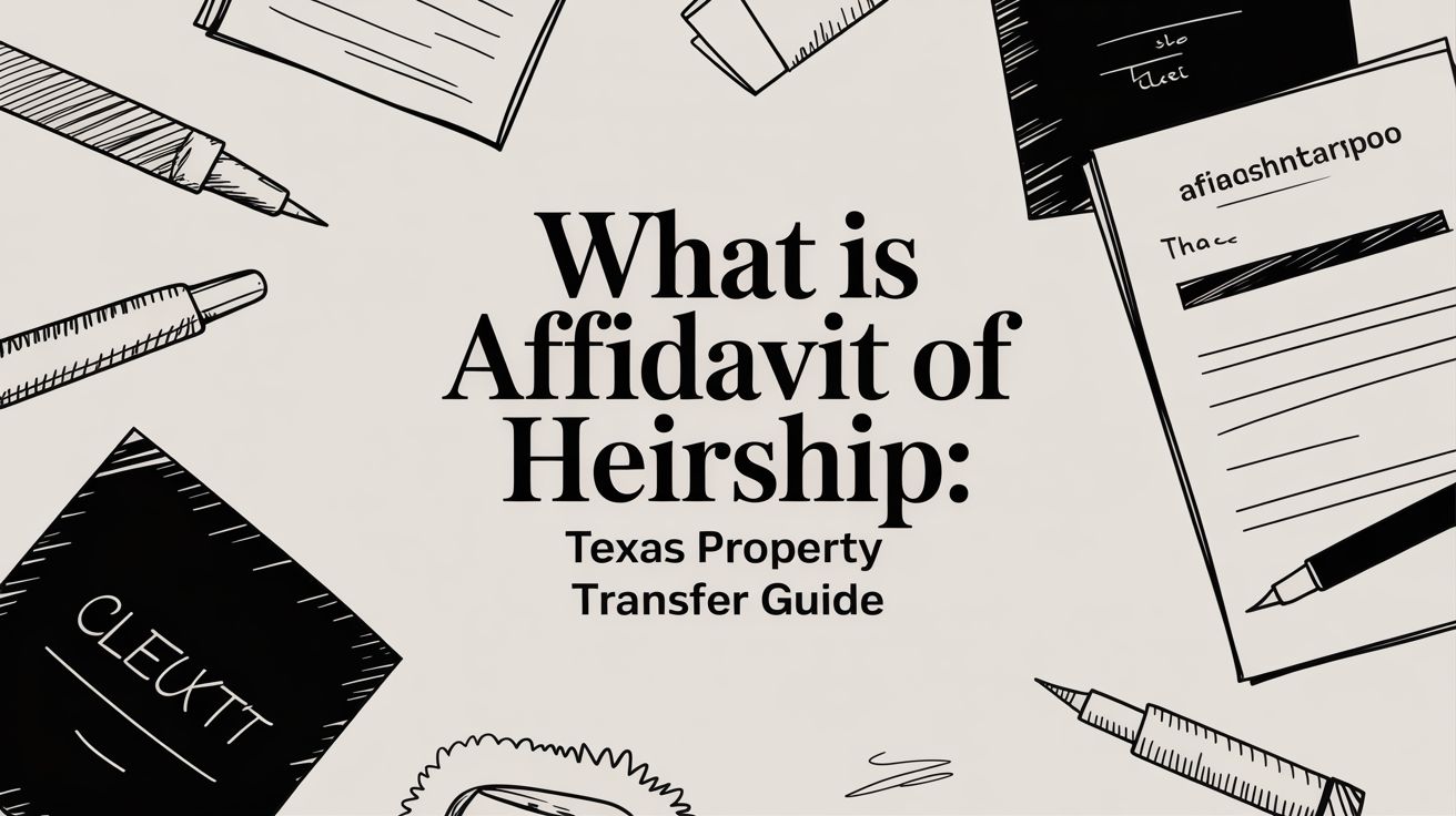 Texas Affidavit of Heirship: Property Transfer Guide
