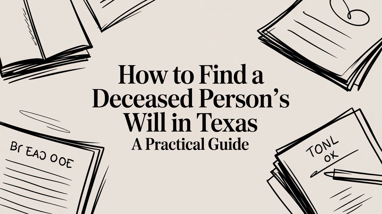 How to Find a Deceased Person's Will: A Compassionate Guide for Texas ...