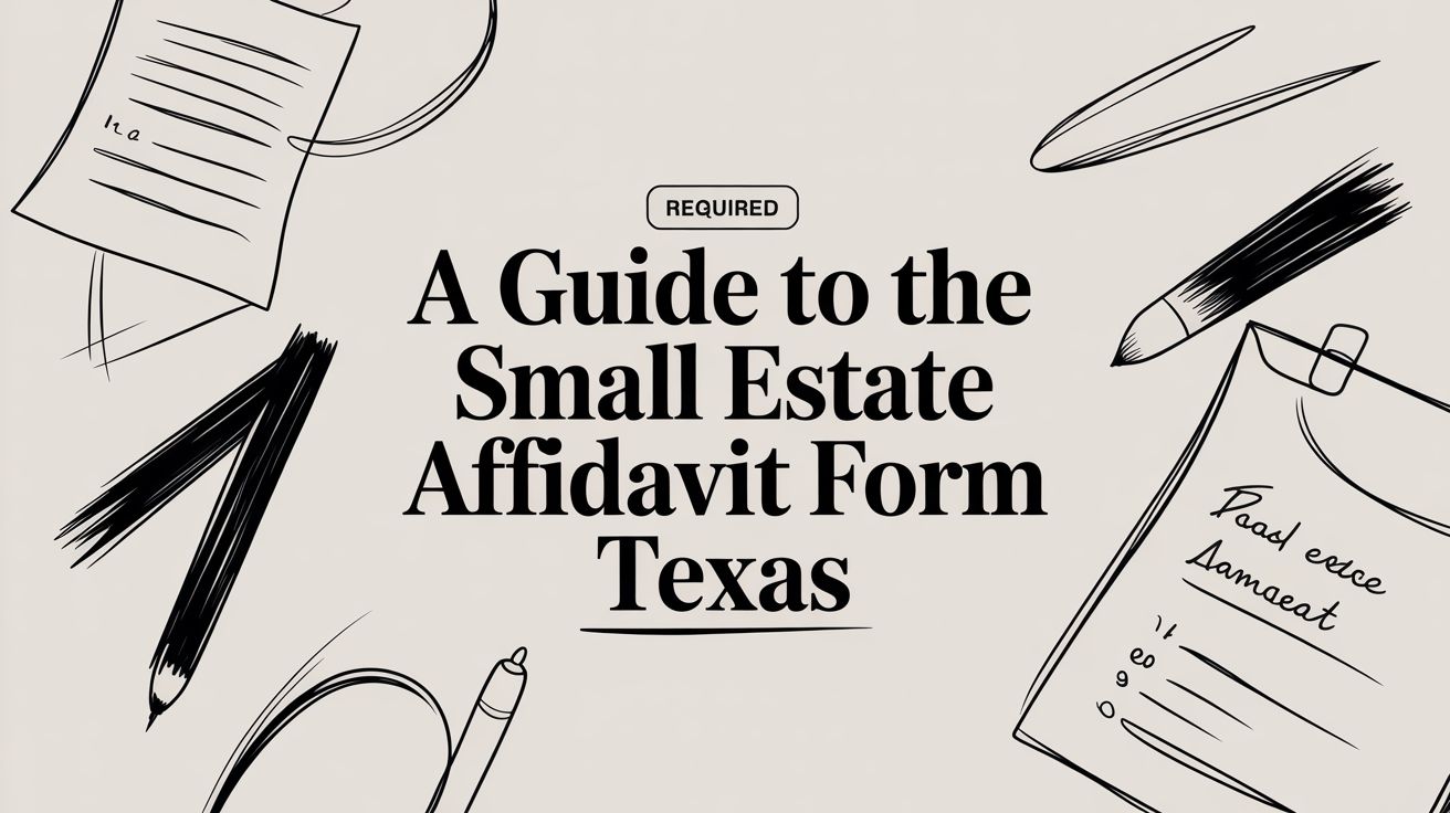 A Guide to the Small Estate Affidavit Form Texas