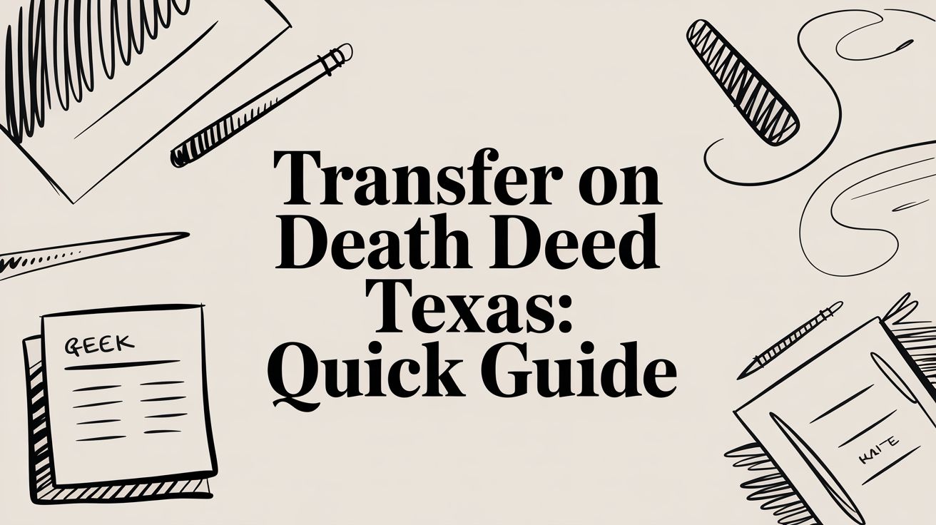 Transfer on Death Deed Texas: A Guide for Families
