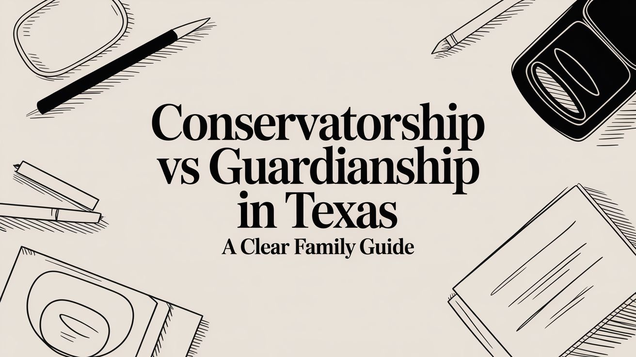 Conservatorship Vs Guardianship In Texas: A Clear Family Guide